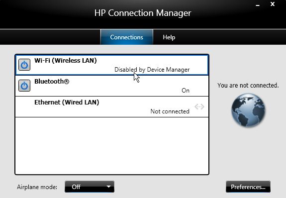 Wireless network adapter missing in laptop and so cannot con... - HP ...