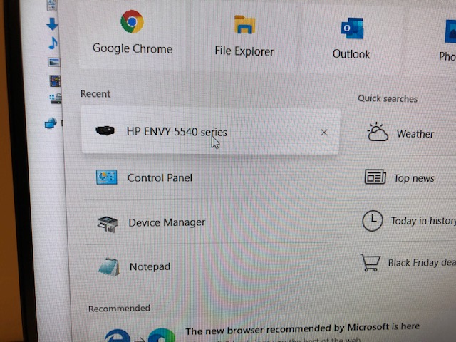 Trying to change default destination scan folder when initia... - HP ...
