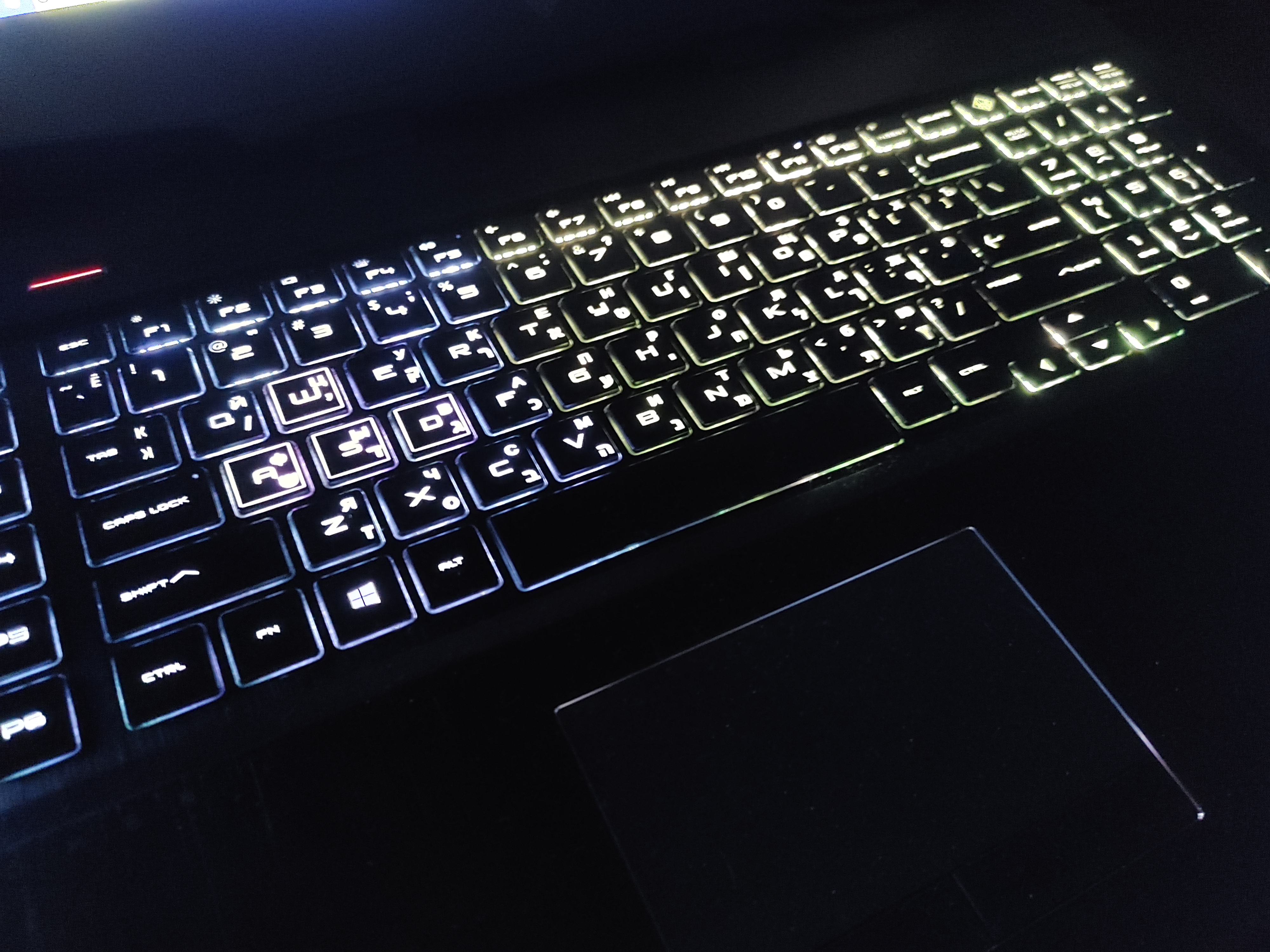 the keyboard does not light up correctly - HP Support Community - 7875207