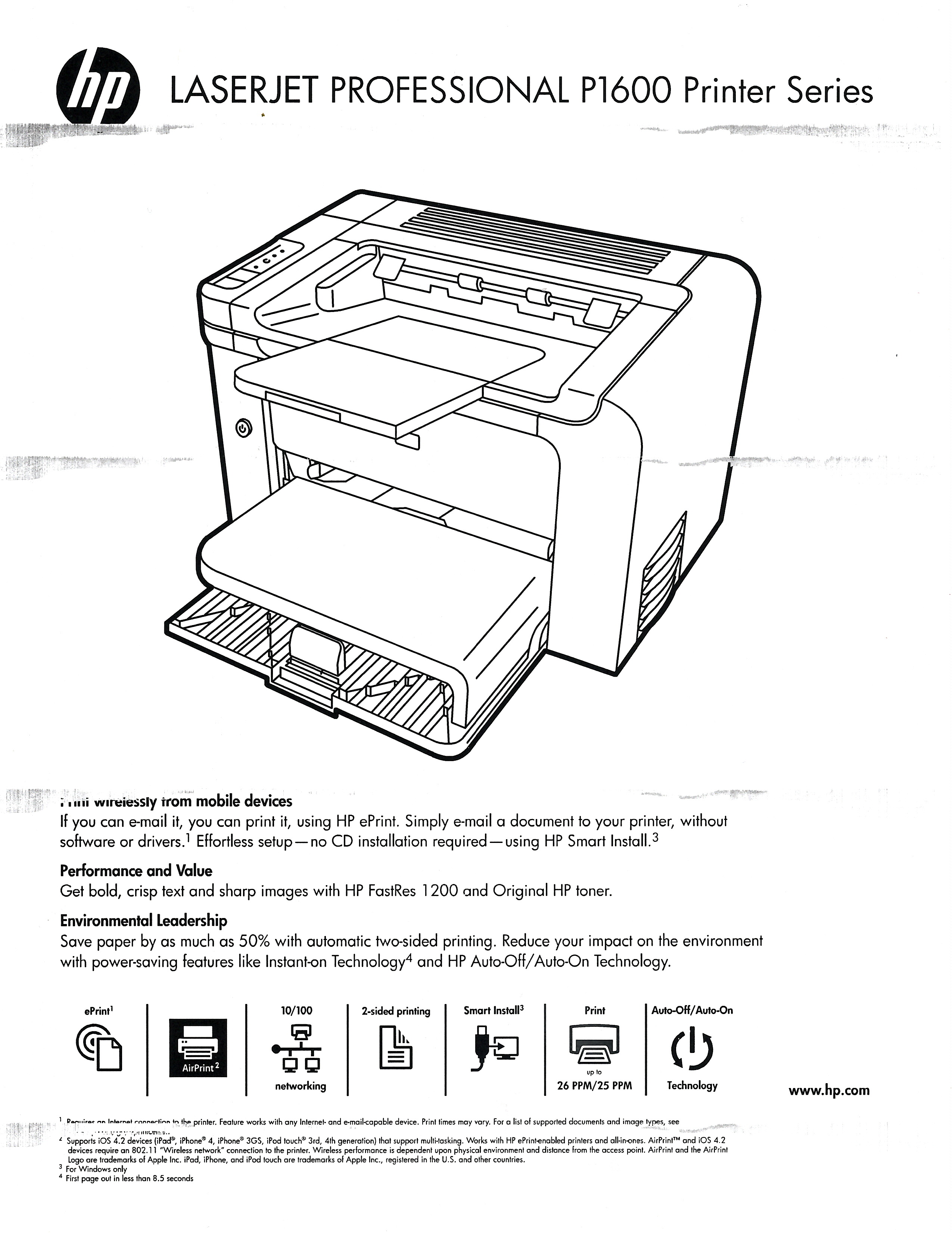 Toner marks on printout - HP Support Community - 7878572
