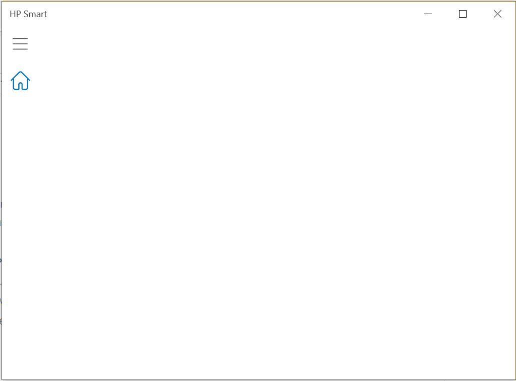 HP Smart Software loads a blank screen - HP Support Community - 7883679