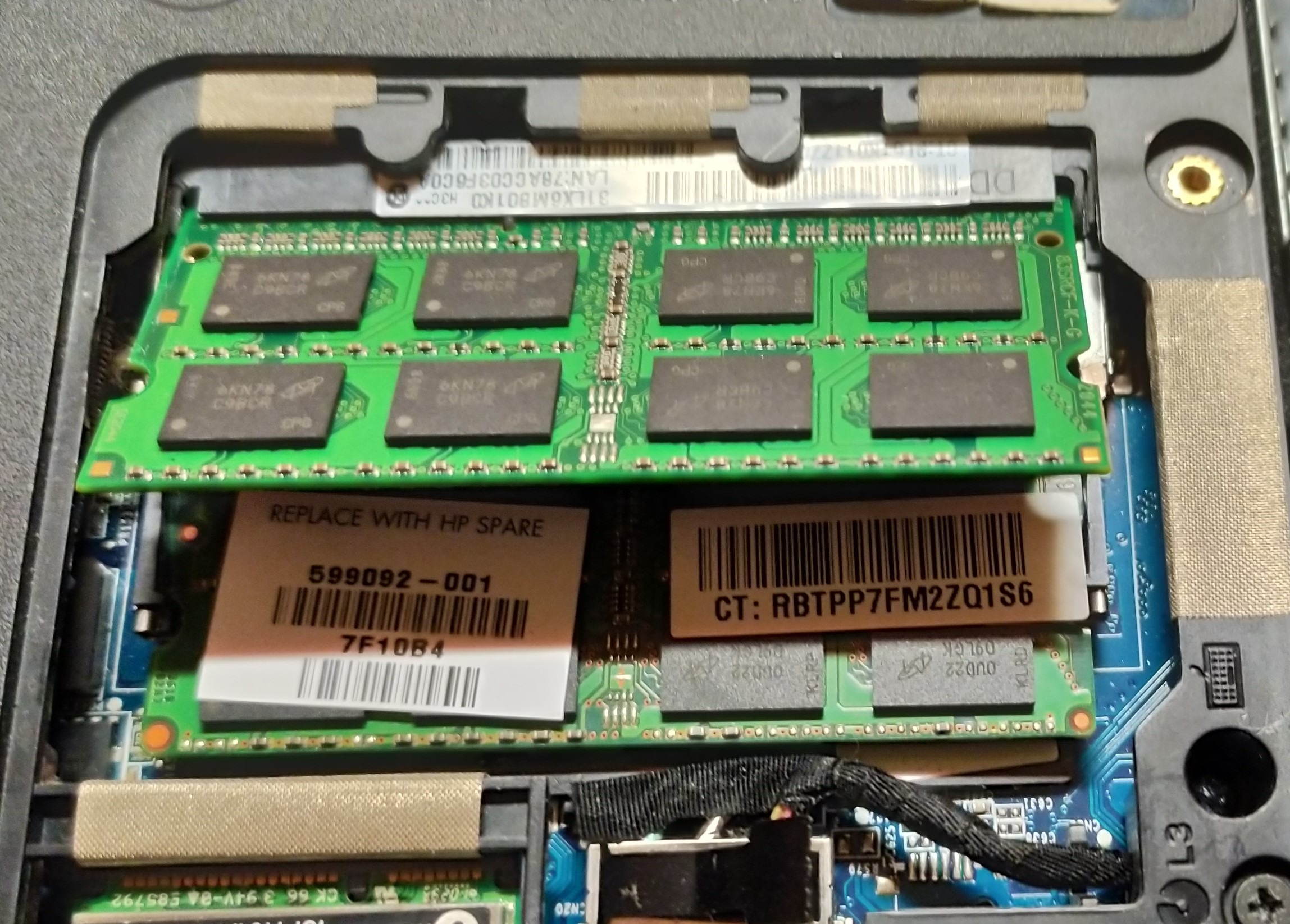 Memoria ram - HP Support Community - 7897458