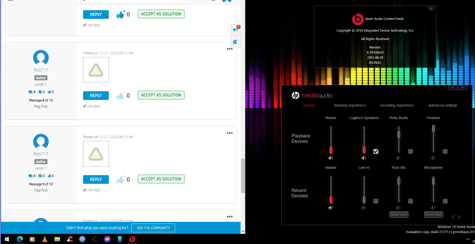 hp beats - HP Support Community - 7902526