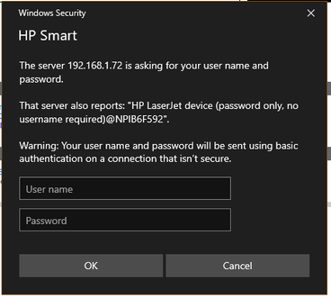 Printer settings password reset - HP Support Community - 7908236