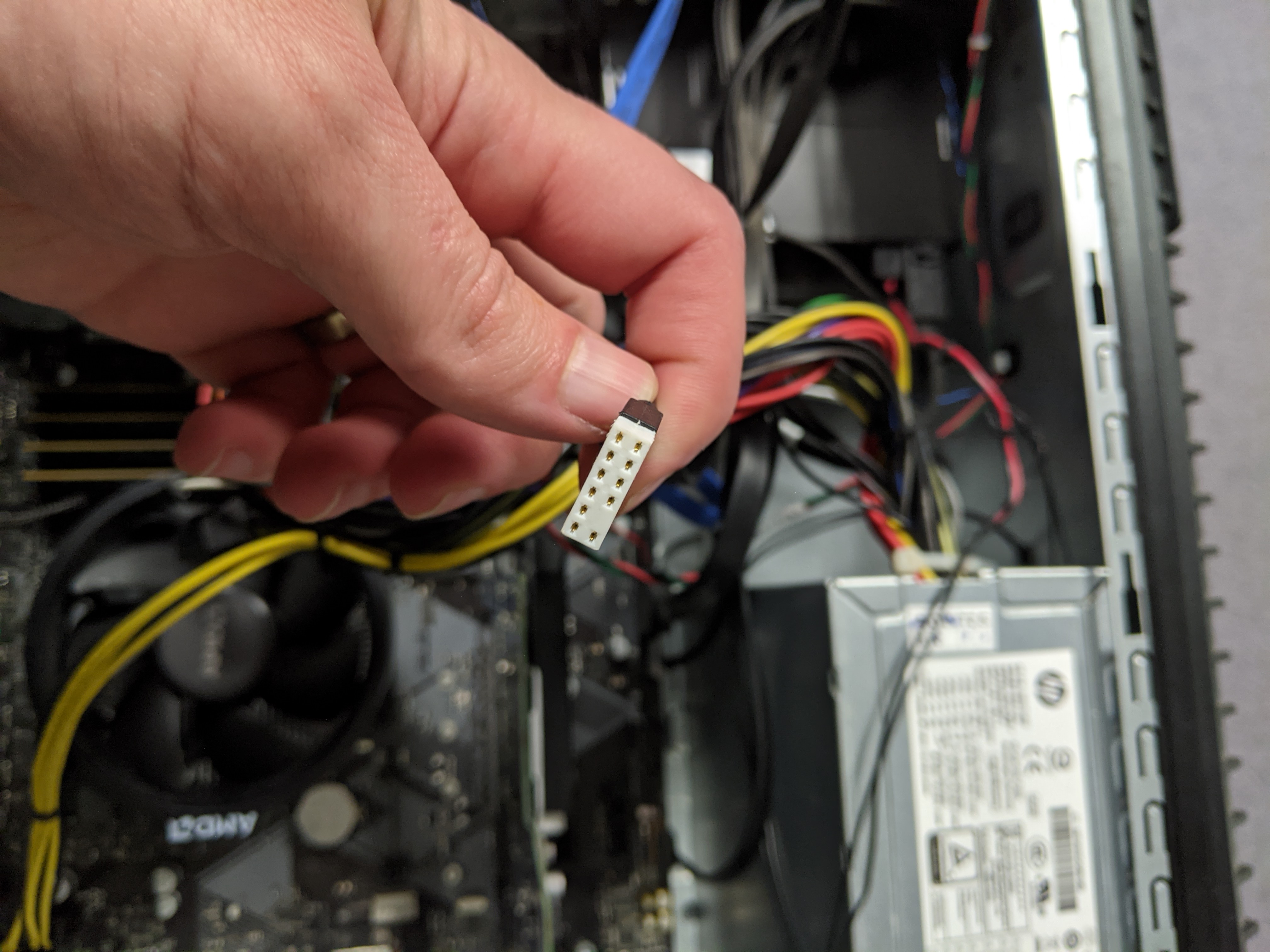 12 Pin Connector from a HP Bang Olufsen Envy Phoenix Desktop... - HP ...