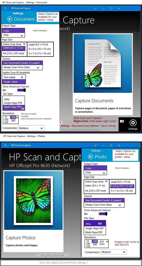 Cannot set destination folder for scans - HP Support Community - 7983963