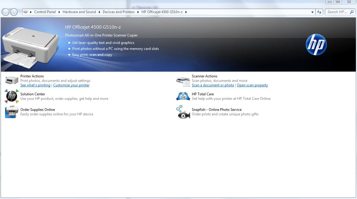 HP Solution center Issue - HP Support Community - 7931393
