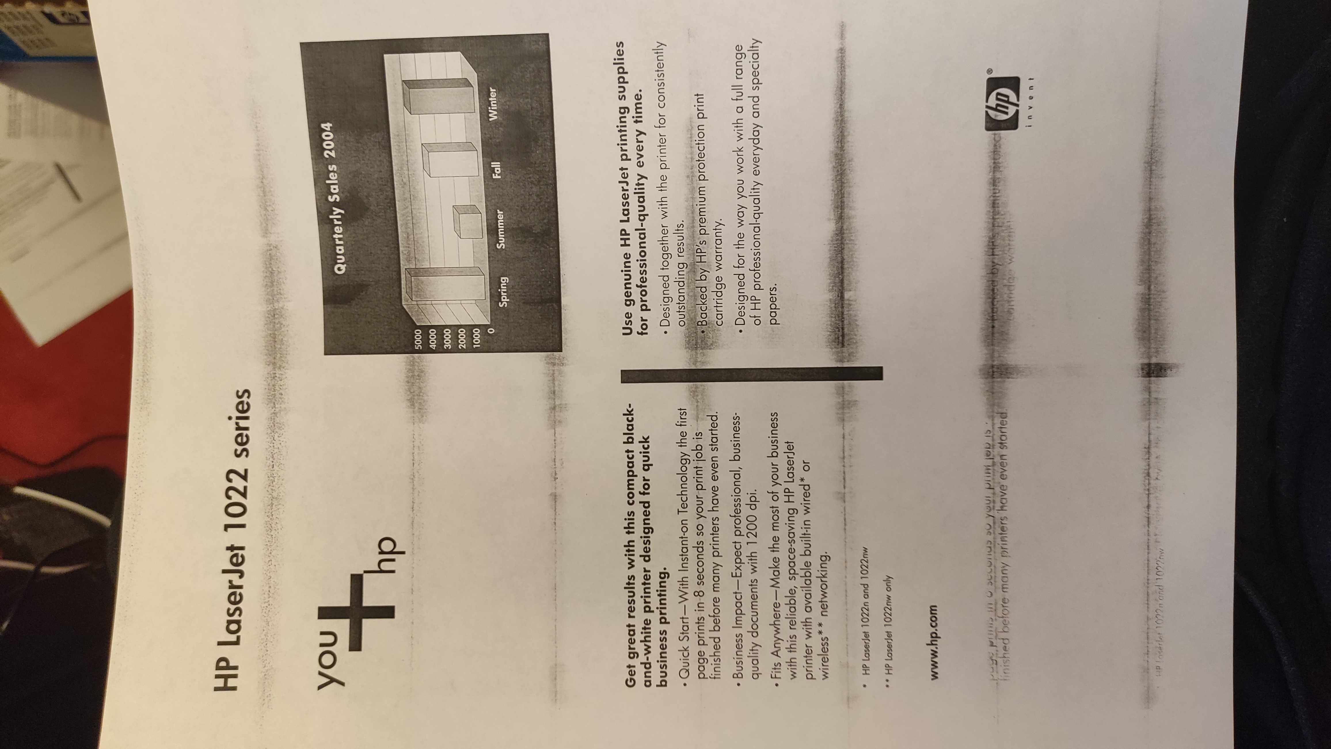 Horizontal lines after new cartridge change on Laserjet 1022... - HP ...