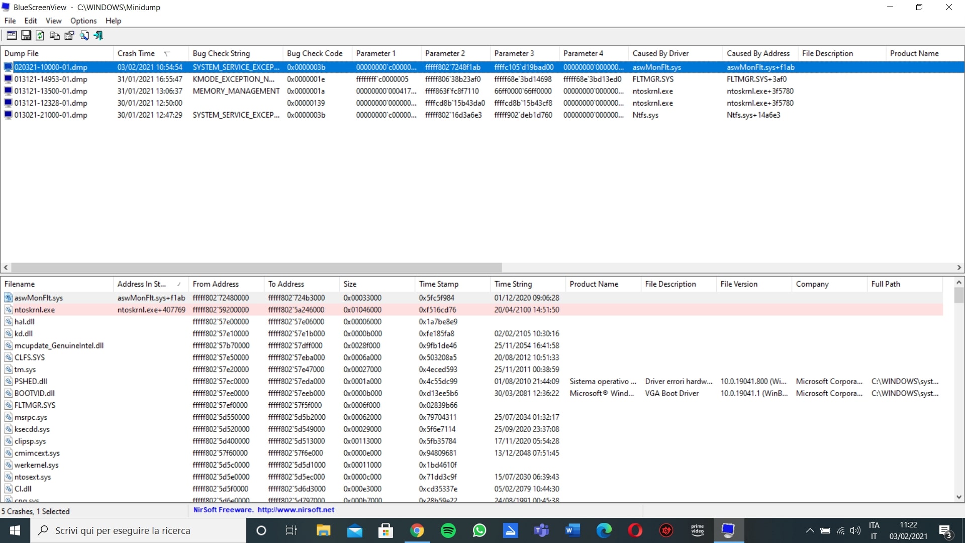 You keep restarting your pc due to BSoD - HP Support Community - 7961124