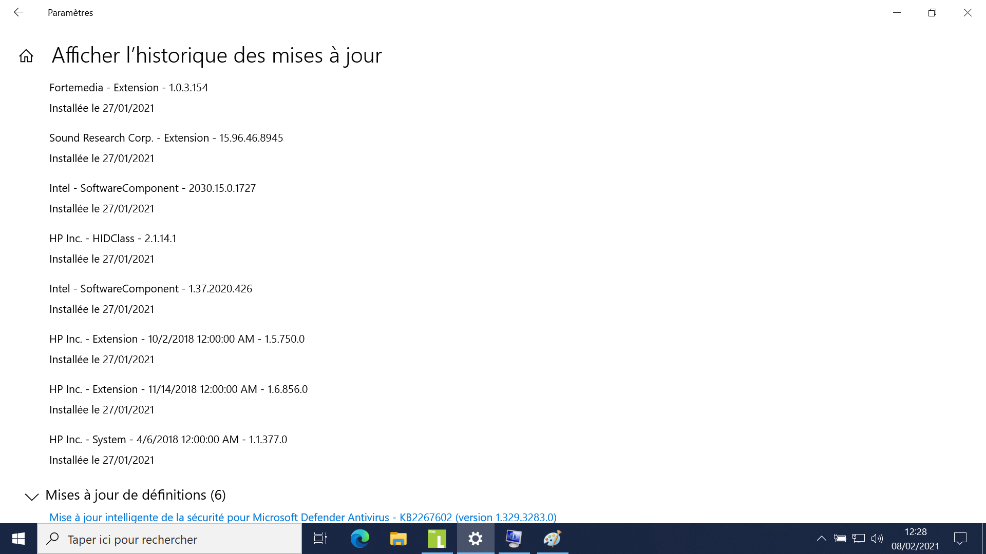 Message Warning Sure Start Recovery - HP Support Community - 7924980