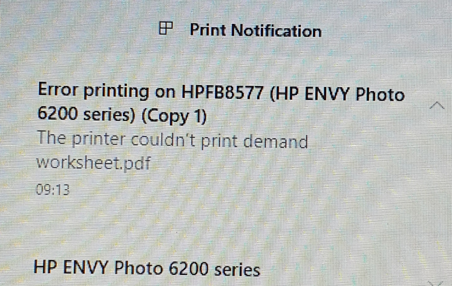 Error printing window 10 - HP Support Community - 7973388
