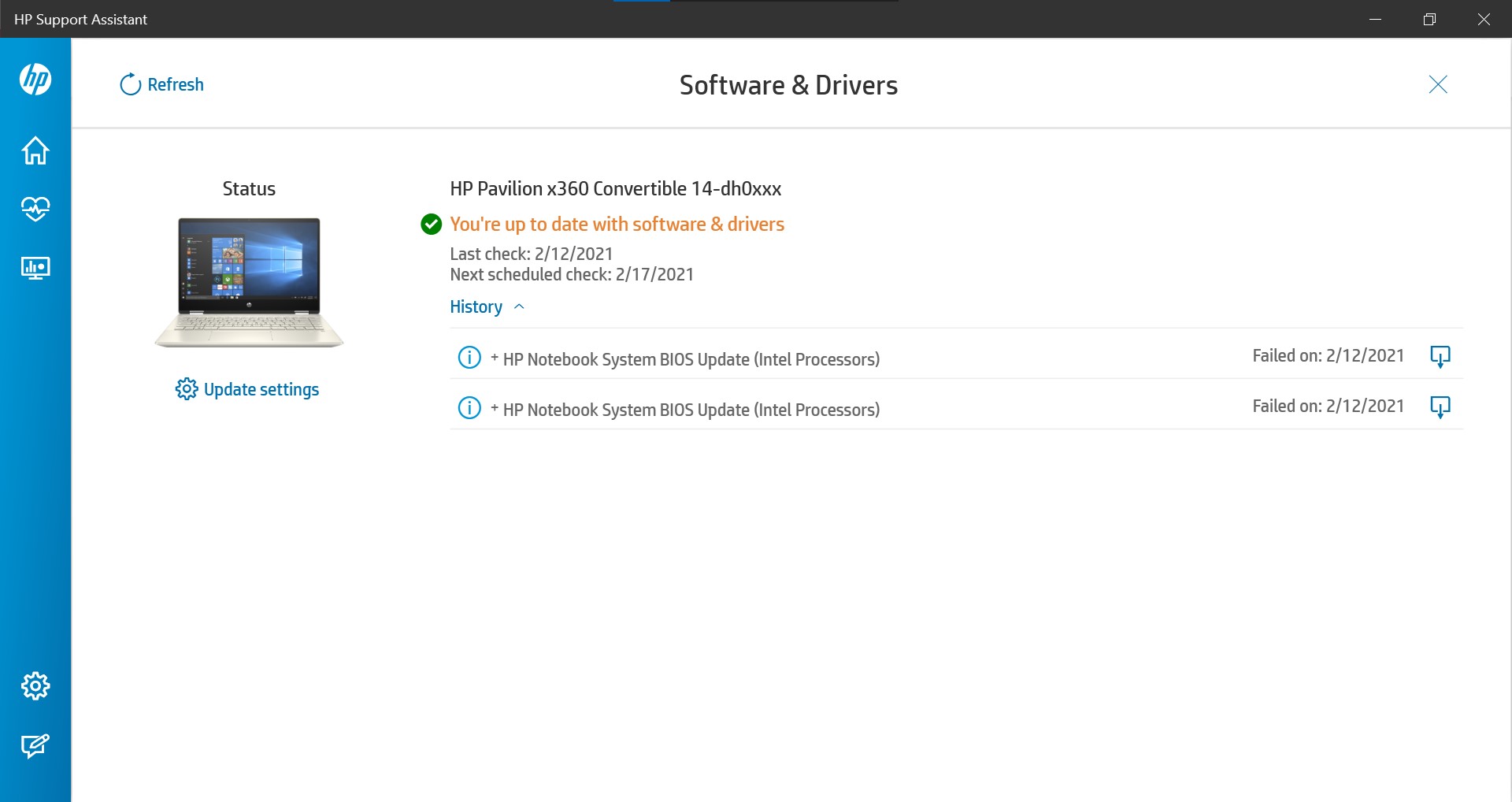 HP Notebook System BIOS Update (Intel Processors) - HP Support ...