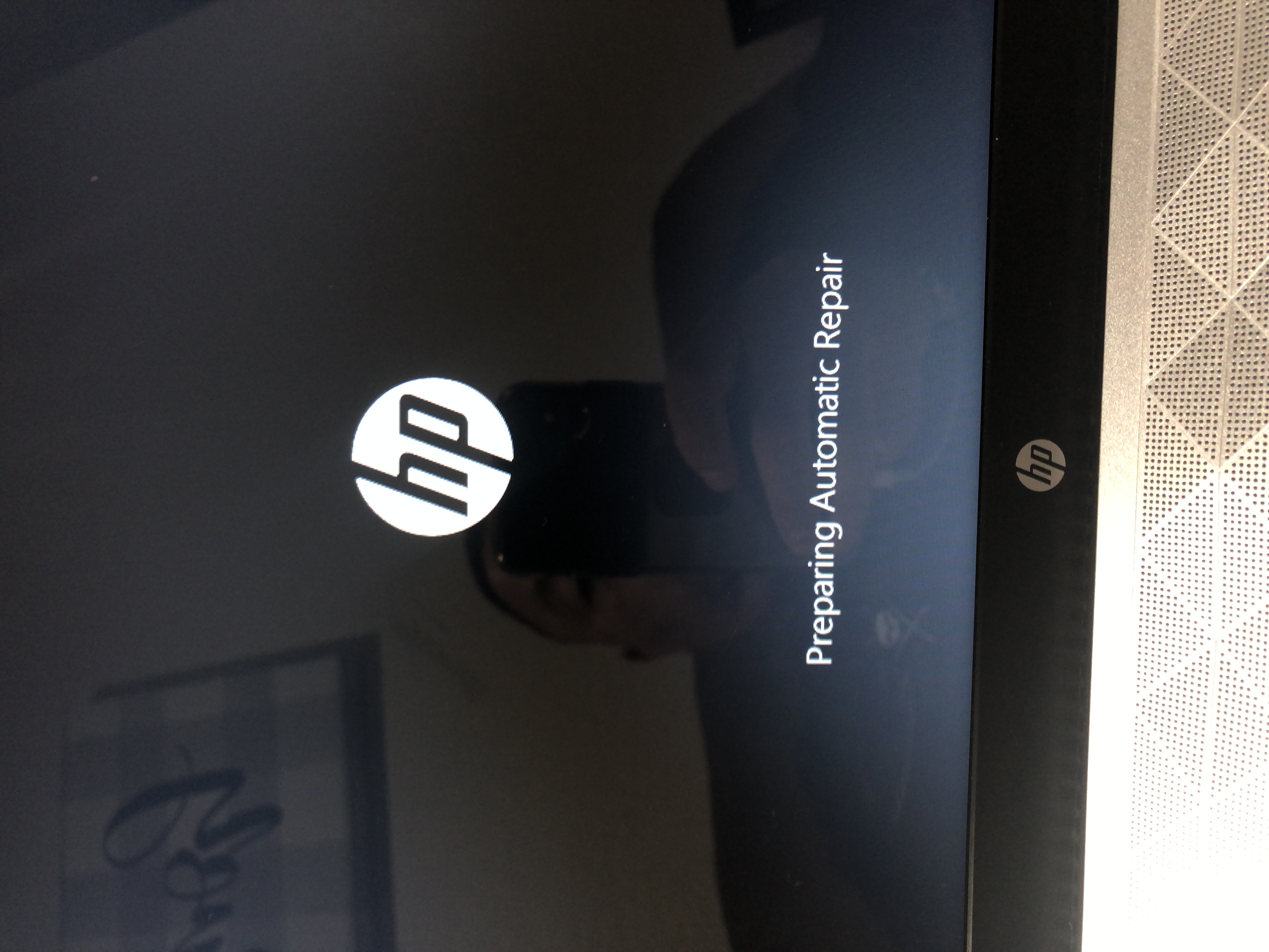 Screen says preparing automatic repair - HP Support Community - 7980309
