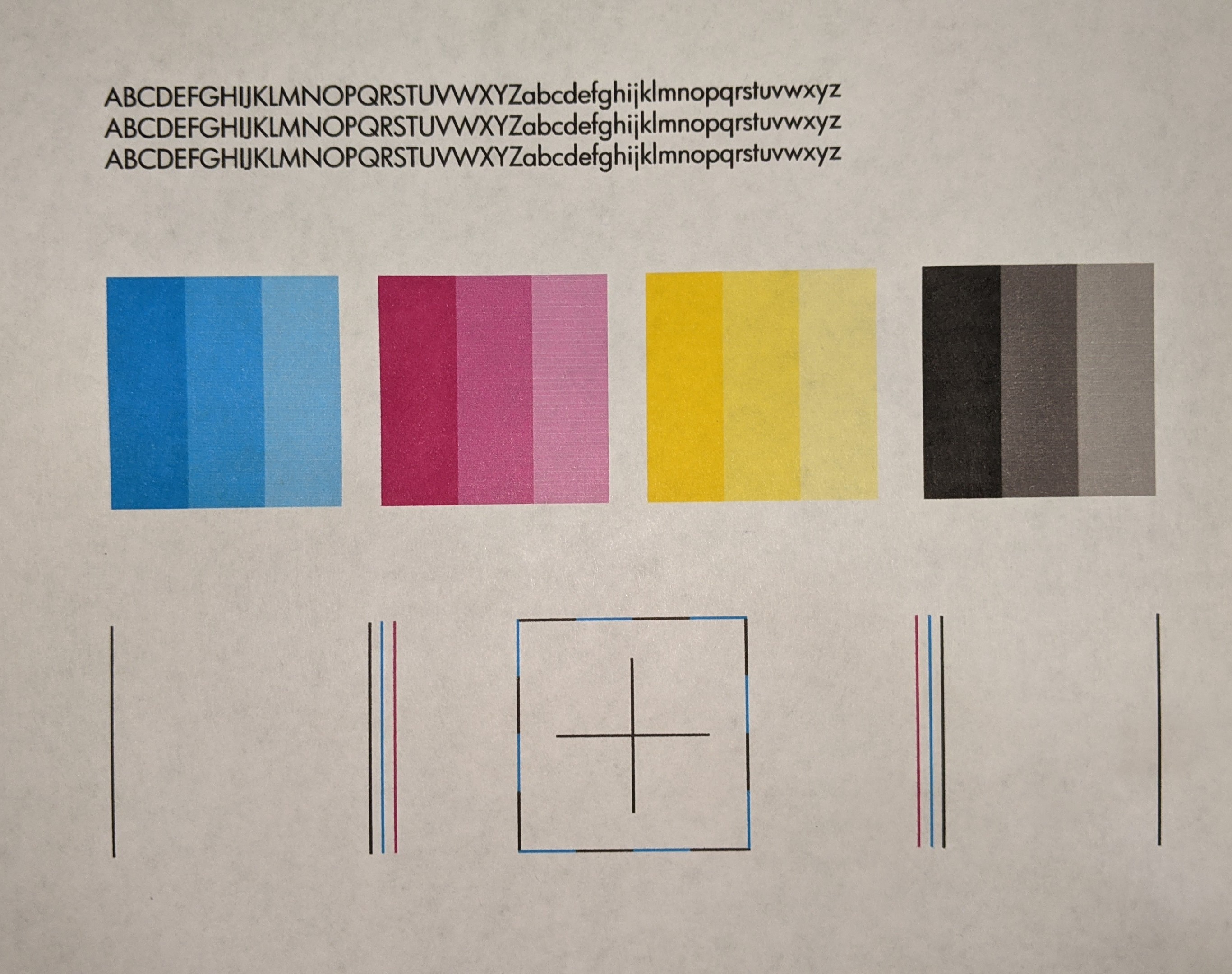 Banding and Visible Dots on Color Printing - HP Support Community - 7994493
