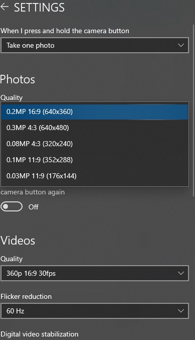 Extremly Poor Camera Quality (0.2 megap) - HP Support Community - 7994692