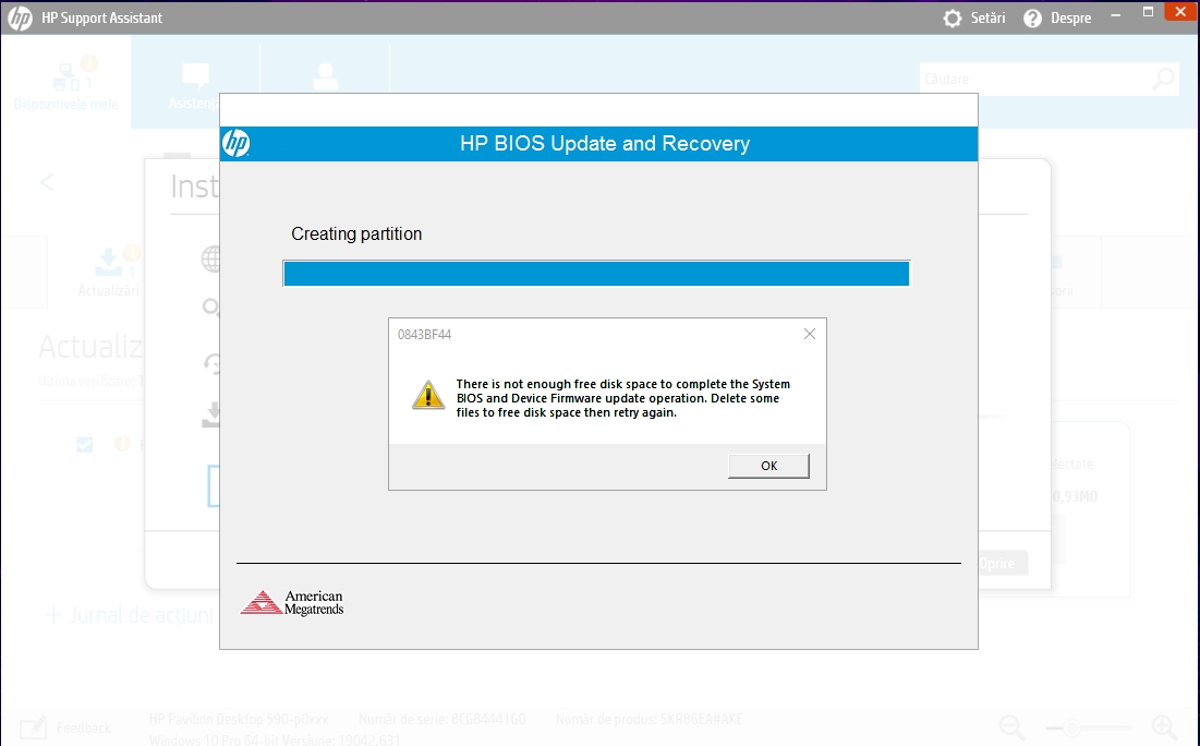 I can't update bios - HP Support Community - 8005162