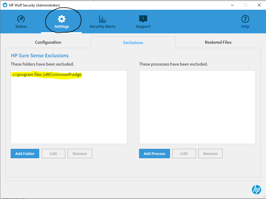 HP Sure Sense - msedge.exe, msedgewebview2.exe and chrome.ex... - HP ...