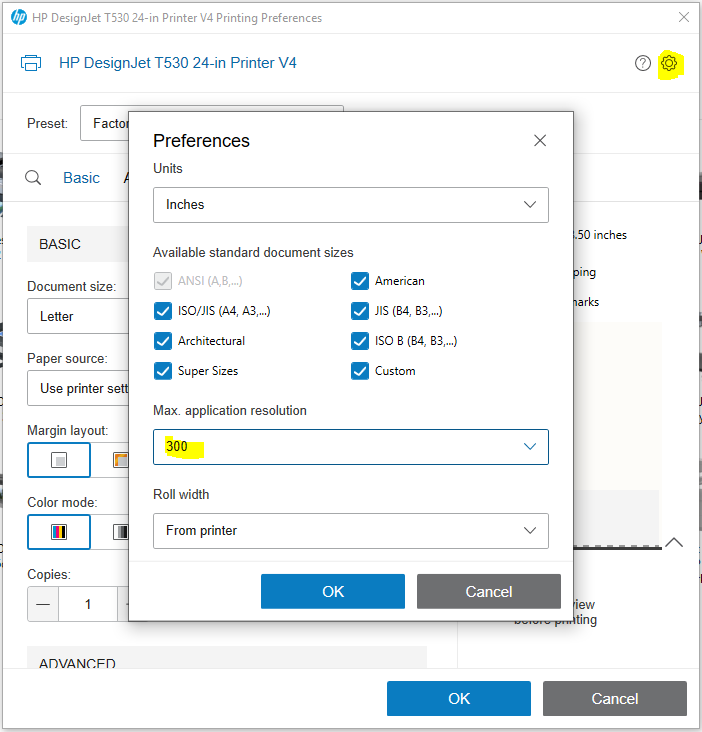 DesignJet T530 cutting off image/document - HP Support Community - 8010106