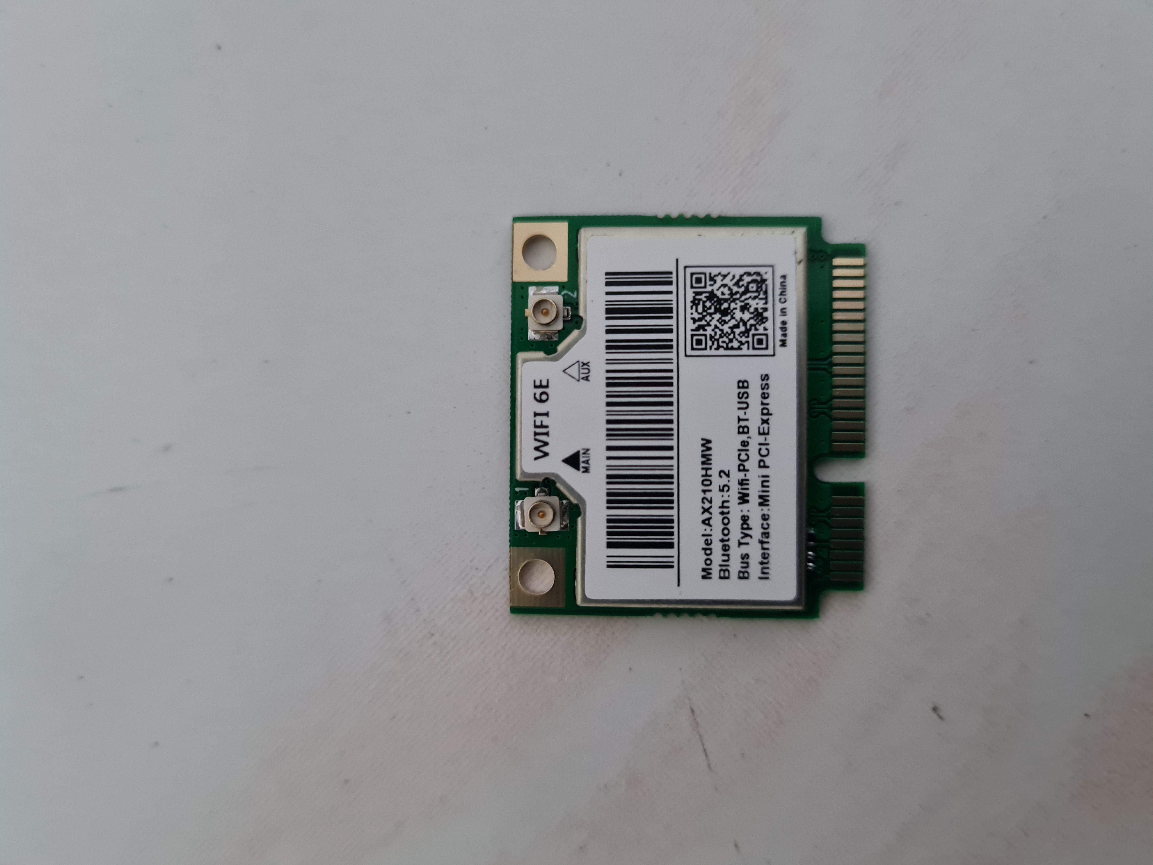 Wifi6E AX210HMW Mini-PCIE Card In HP Pavilion G4-2039TX - HP Support ...