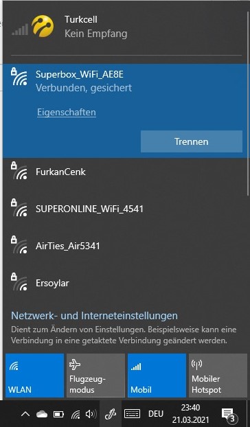 WWAN Connection - No Network - HP Support Community - 8015309