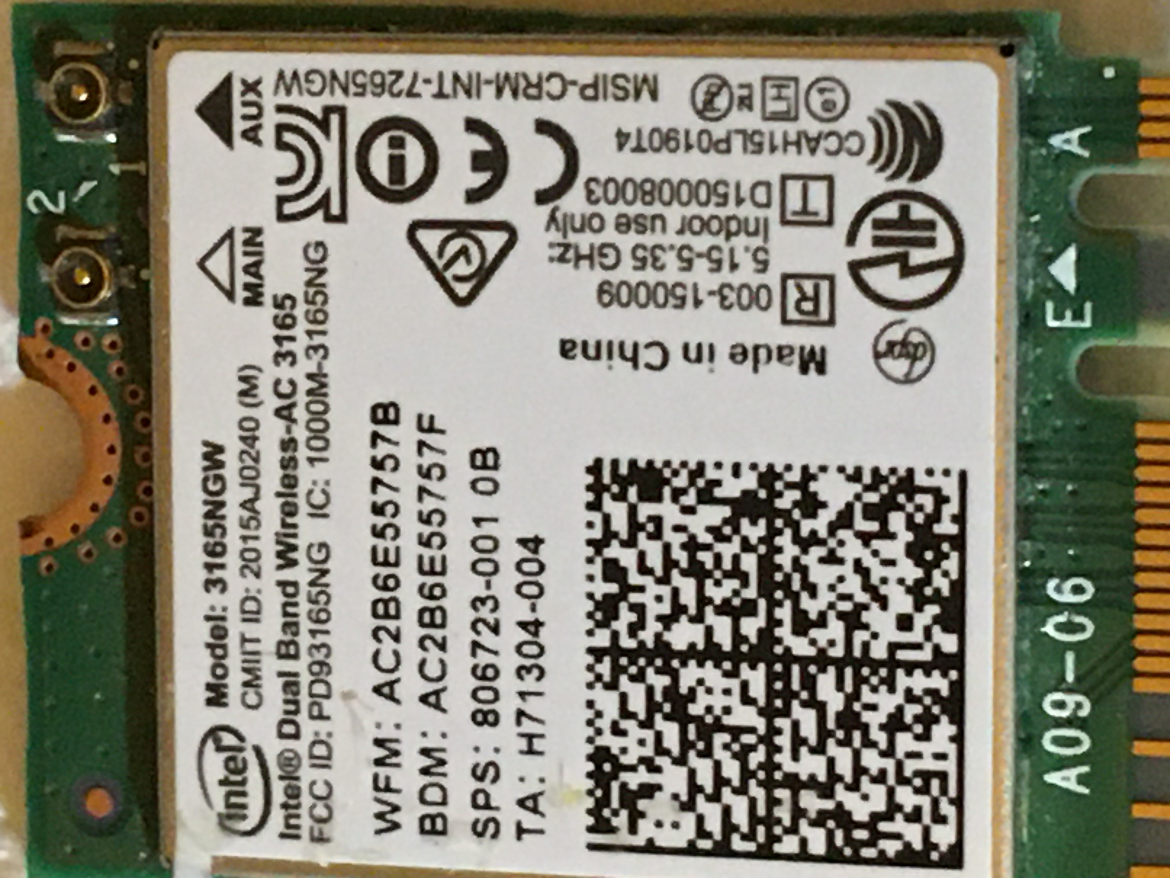 Solved: WIFI card (Realtek RTL8723DE 802.11b/g/n PCIe Adapter) repla ...