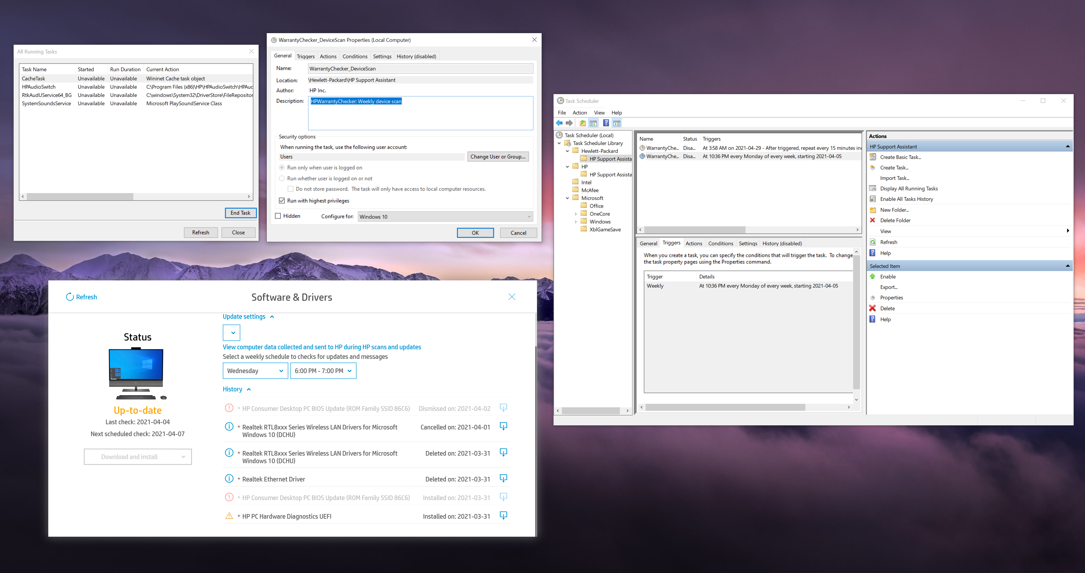 I've installed available updates but Software and Drivers ke... - HP ...