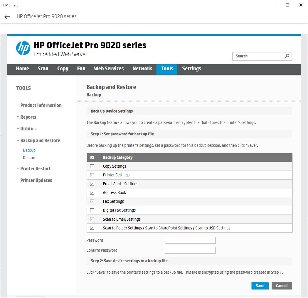 HP Smart Backup and Restore - Where if file saved? - HP Support ...