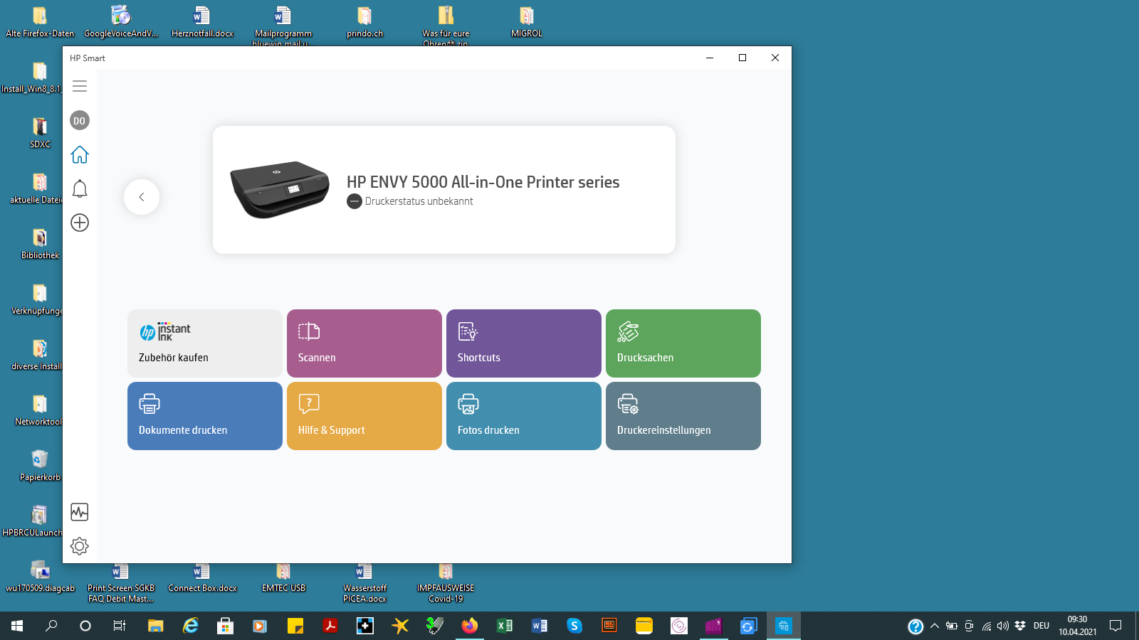 HP Smart do not show printer status - HP Support Community - 8036679
