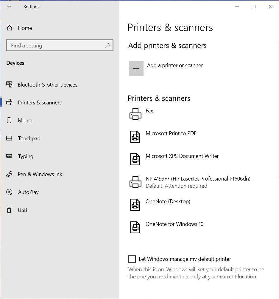 Solved: Cannot print from laptop through home wifi network. (Desktop ...