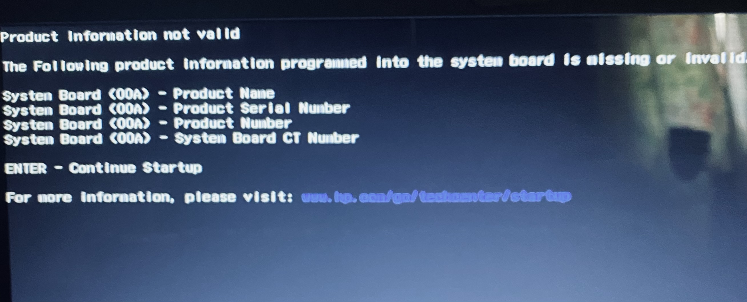 HP Notebook issue Product Information Invalid - HP Support Community ...