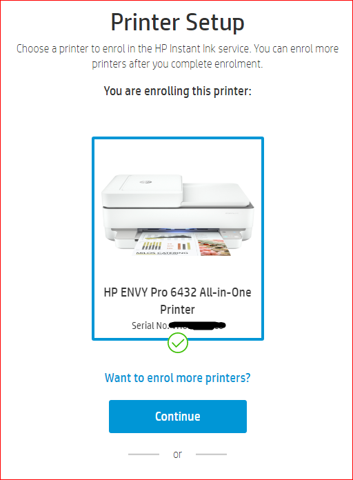 HP instantink 6 months free trial - HP Support Community - 8050500