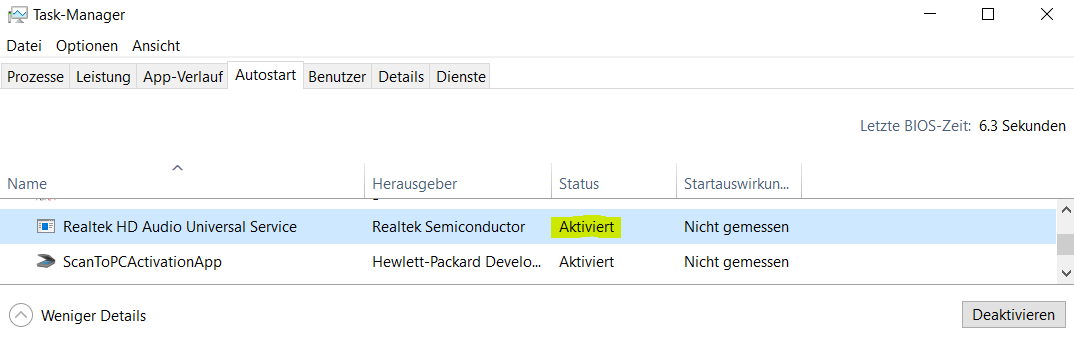 'Bang & Olufsen Audio Control cannot connect to RPC service' - HP ...
