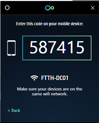 Hp Orbit android ask for an 8 digit code to pair but the win... - HP ...