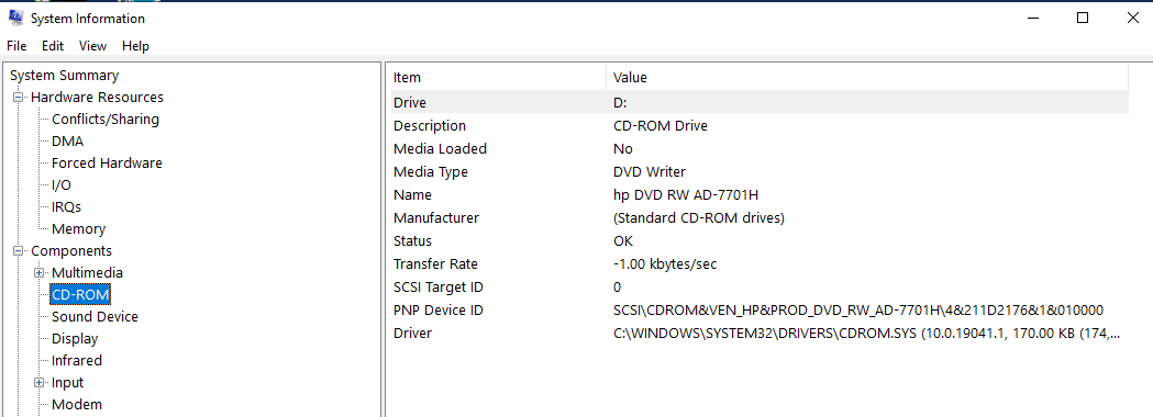 Laptop mounted DVD/CD player will not run - HP Support Community - 8055500