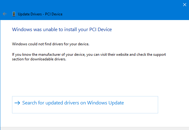 PCI Device - HP Support Community - 8076868