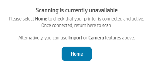 Printer not scanning but will print - HP Support Community - 8079788