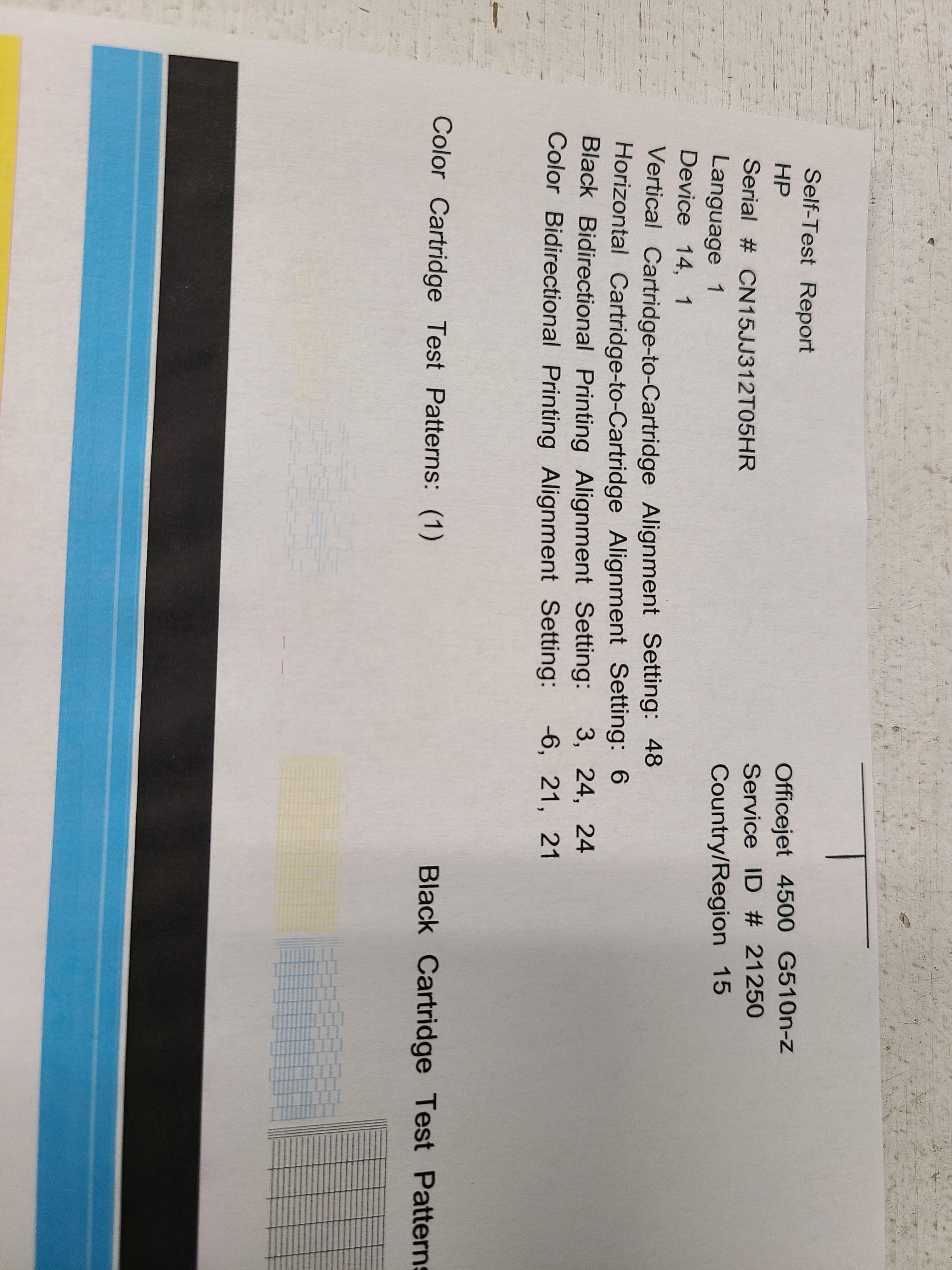 HP Officejet 4500 Shadow Printing - HP Support Community - 8079505