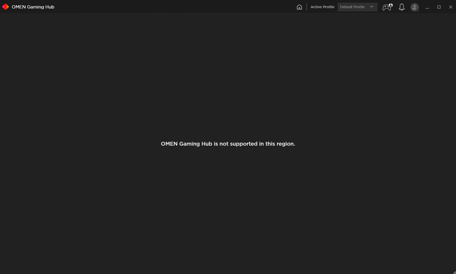 omen gaming hub is not supported in this region. - HP Support Community ...