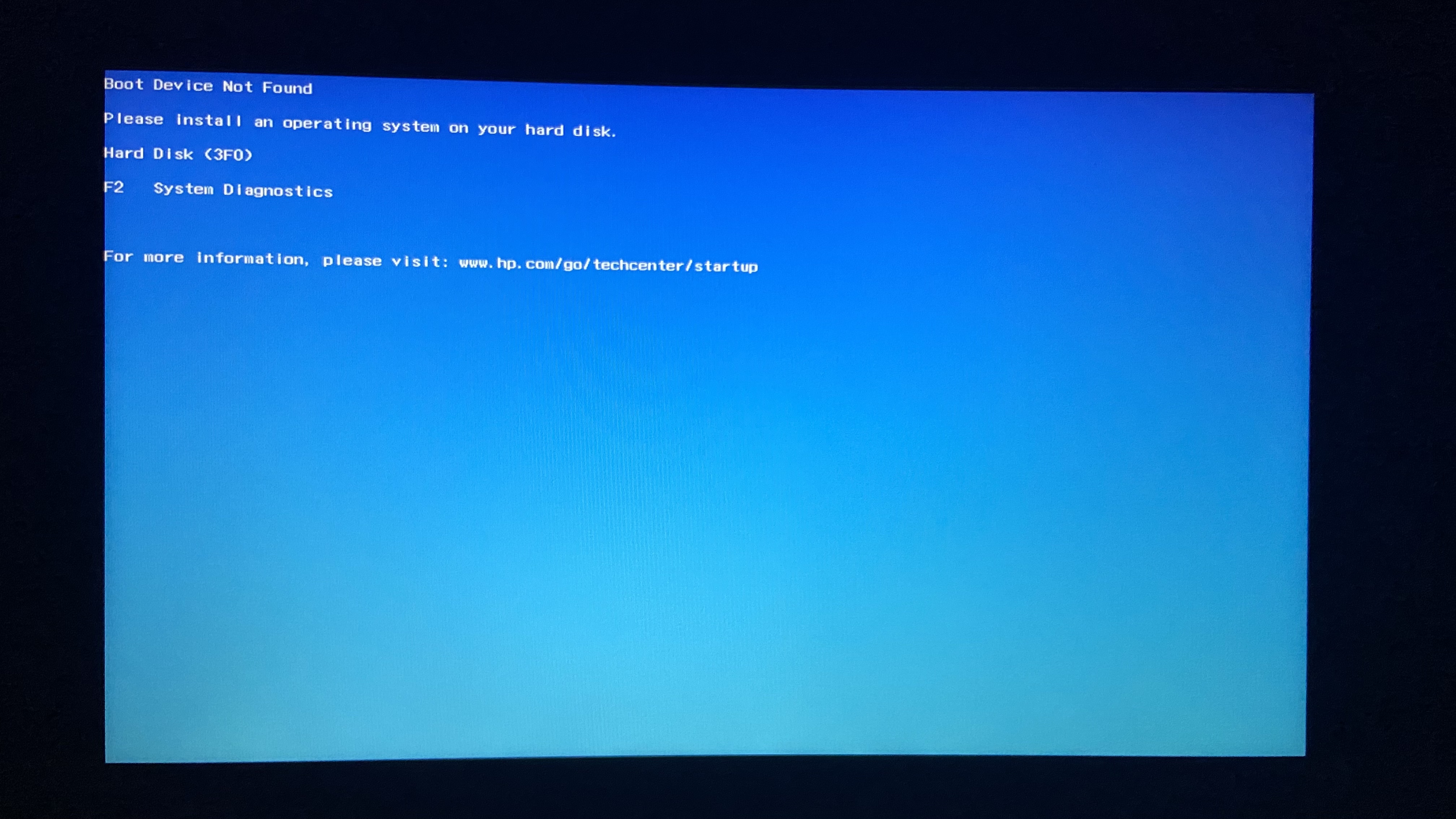 Solved: Laptop no longer detects boot device - HP Support Community ...