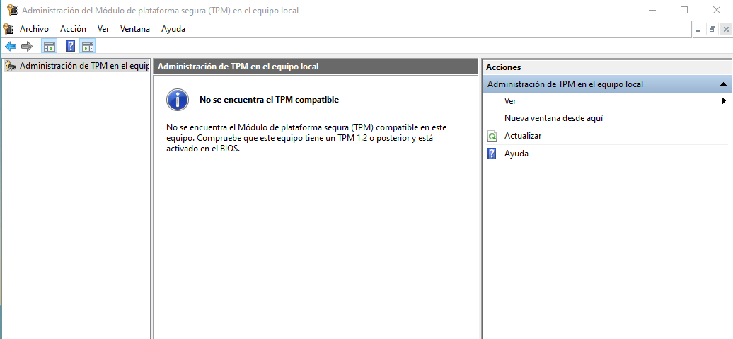 Solved: TPM enabled but not recognised in Windows - HP Support ...