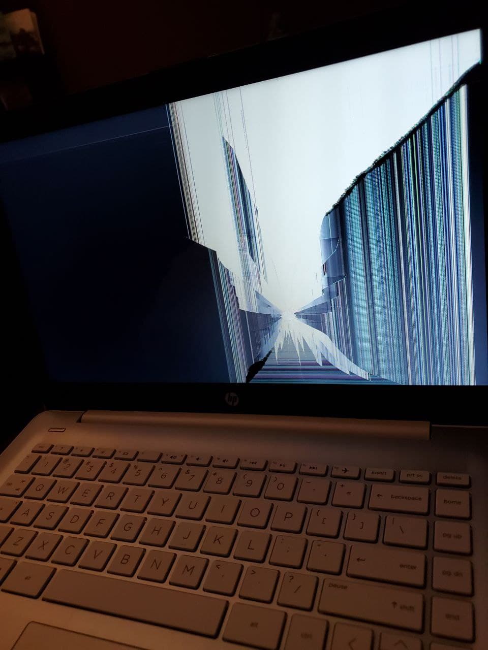 Screen went half black, without OS nor response when input f... - HP ...