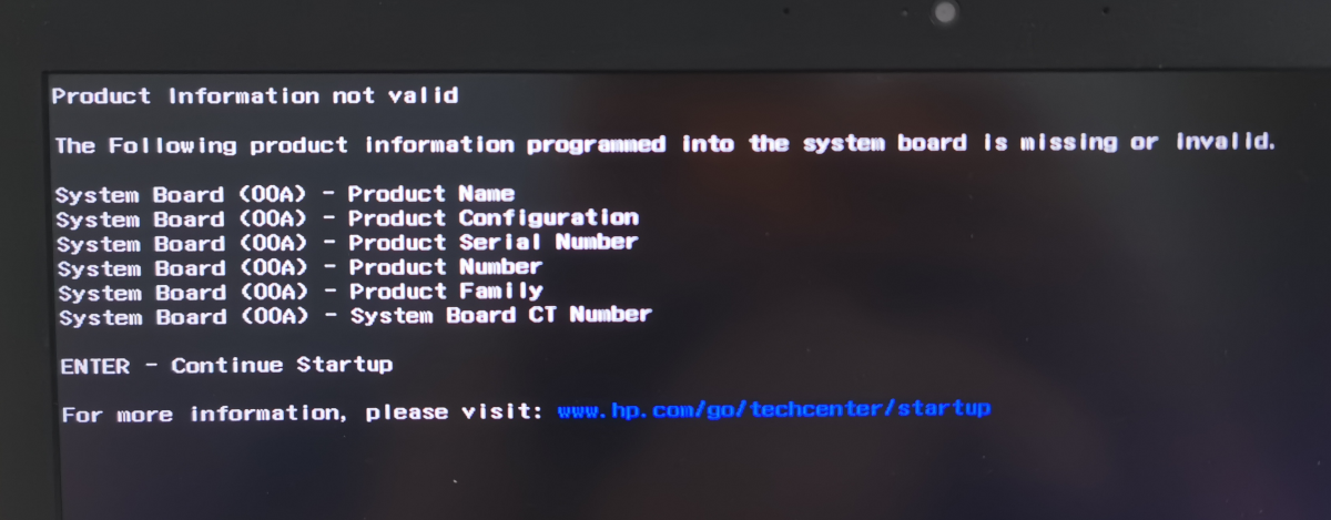 Solved: Motherboard ID changed from 8257 to 820D - HP Support Community ...