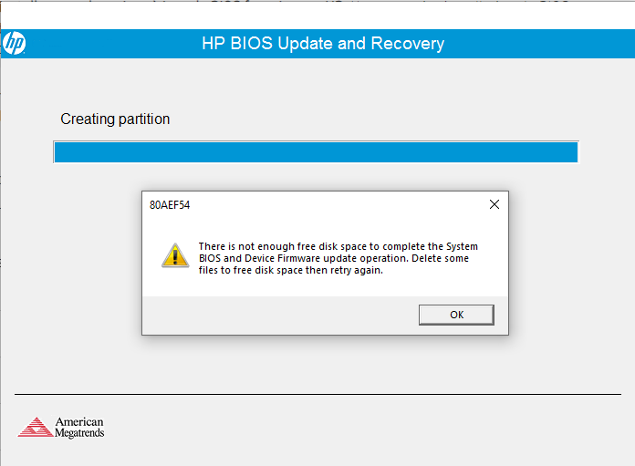 Solved: unable to perform BIOS update - HP Support Community - 8114608