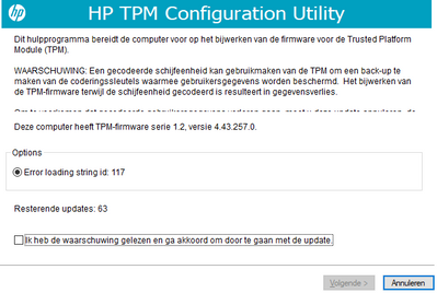TPM 1.2 to TPM 2.o - HP Support Community - 8116593