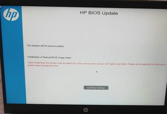 HP BIOS Update failed, laptop now unusable - HP Support Community - 8126780
