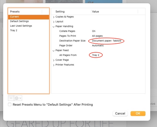 How to print tabloid, from tray 2 - HP Support Community - 8136476