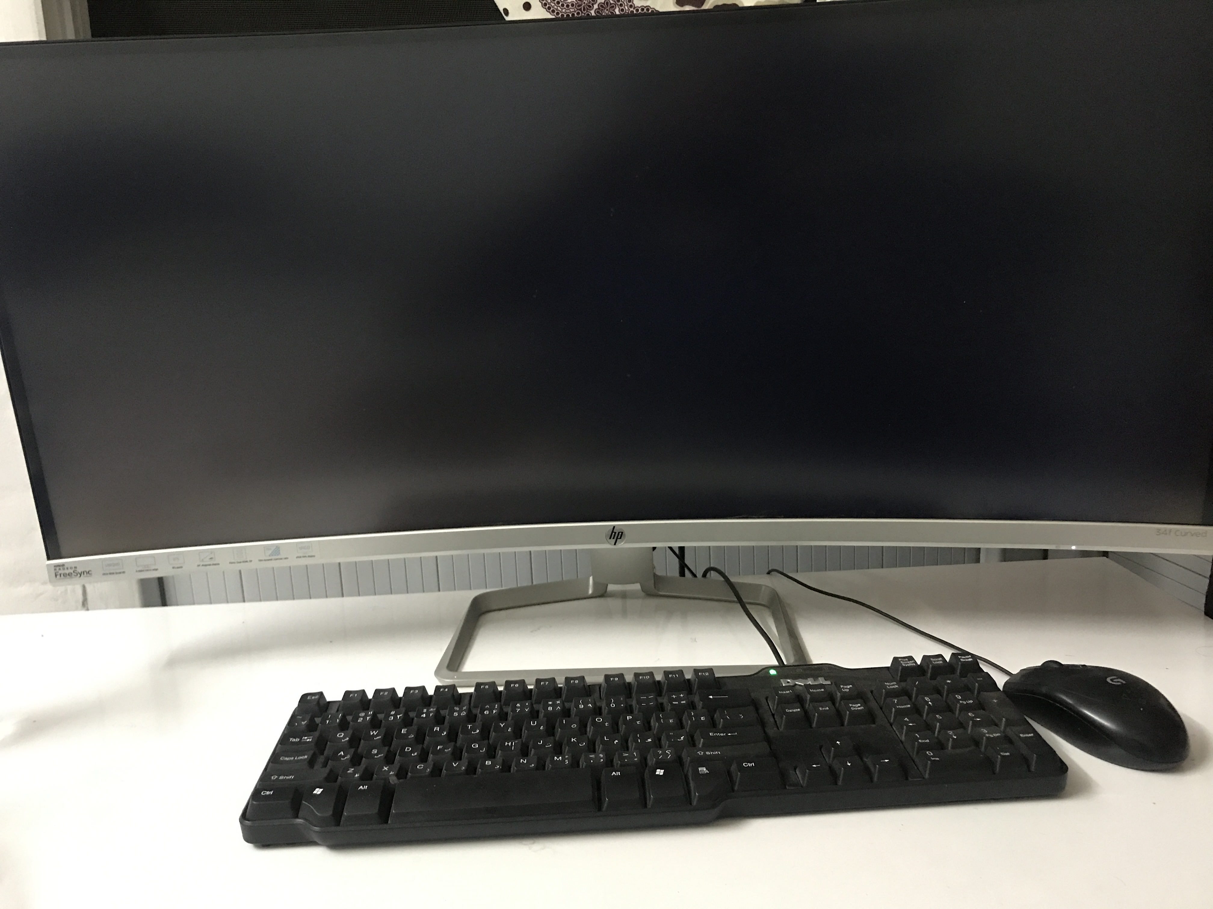 HP 34 inch curved monitor black screen - HP Support Community - 8139083