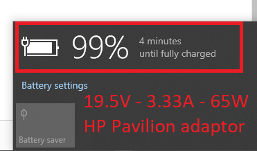 HP pluged in won't charge - HP Support Community - 8139303
