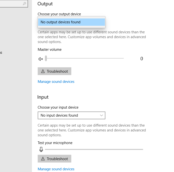 No Audio Device Found - HP Support Community - 8145925
