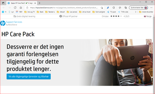 HP Garanti / HP Care Pack - HP Support Community - 8152067